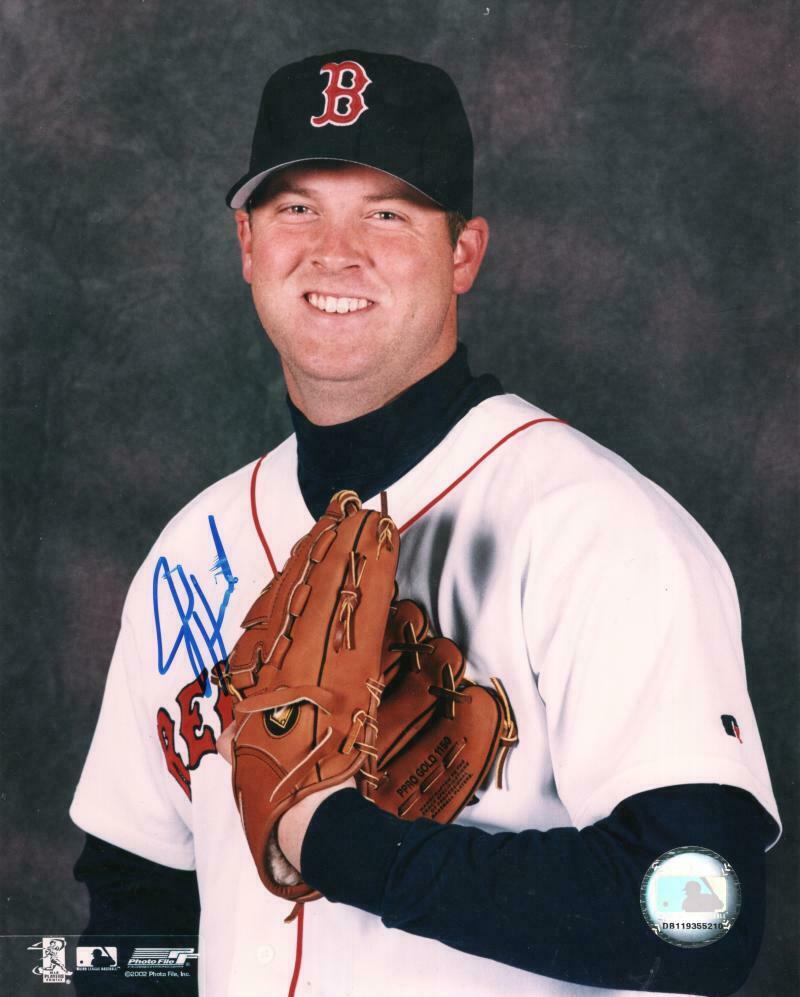 JOSH HANCOCK BOSTON RED SOX SMEAR SIGNED AUTOGRAPHED 8X10 PHOTO W/ COA ...