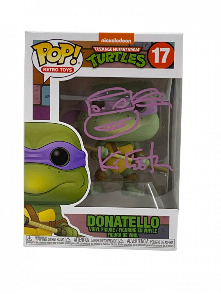 KEVIN EASTMAN TMNT SIGNED FUNKO FIGURE DONATELLO AUTOGRAPH PROOF ...