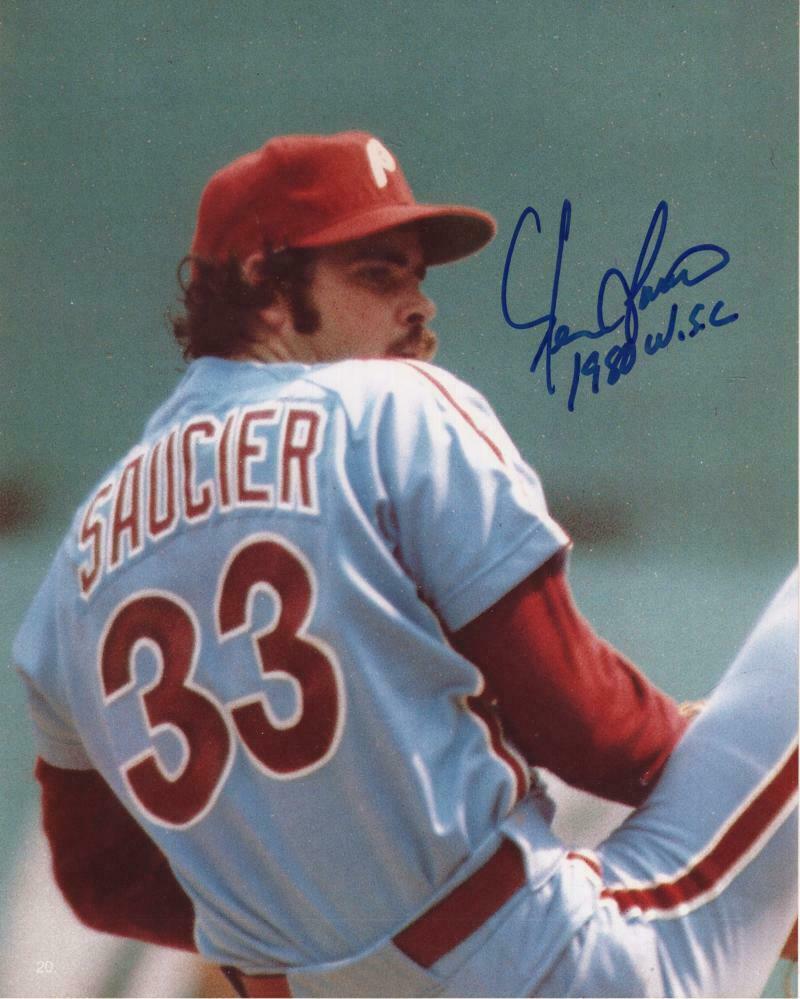KEVIN SAUCIER PHILDELPHIA PHILLIES 1980 WSC SIGNED AUTOGRAPHED 8X10 ...