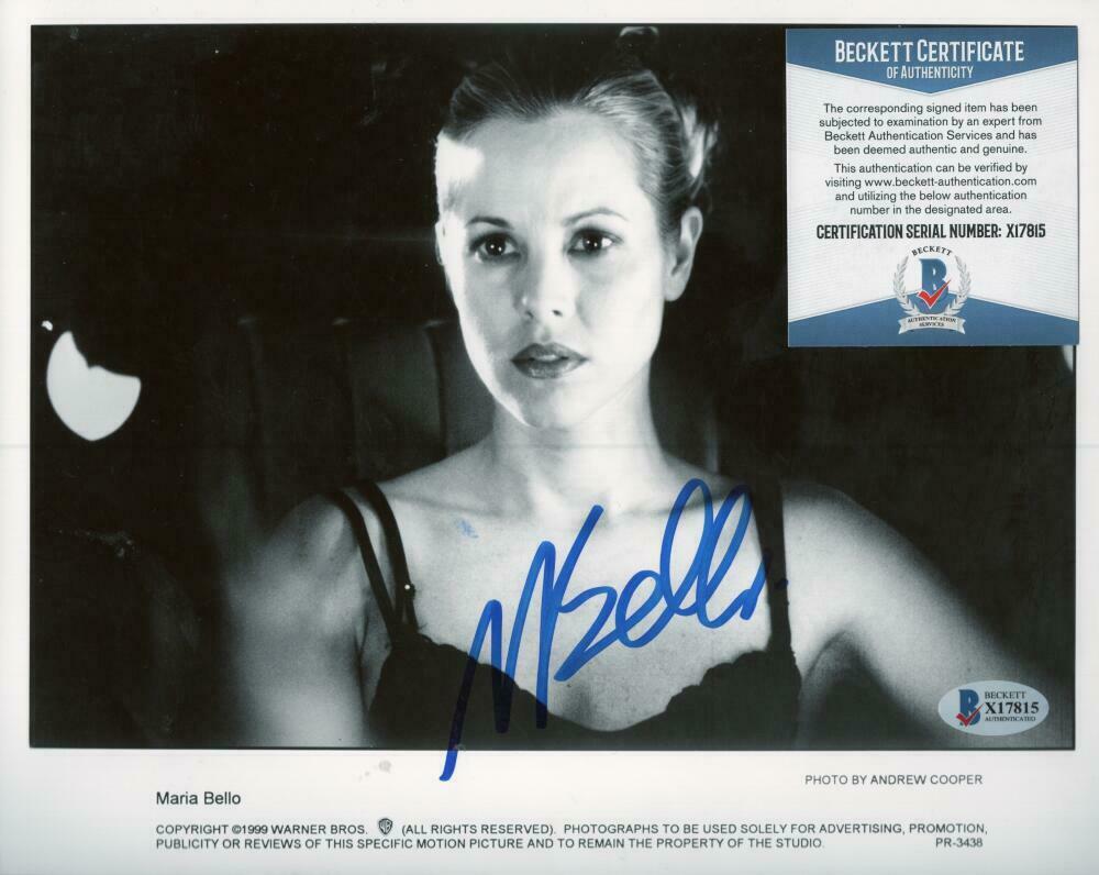 MARIA BELLO A HISTORY OF VIOLENCE SIGNED 8X10 PHOTO BECKETT X17815 ...