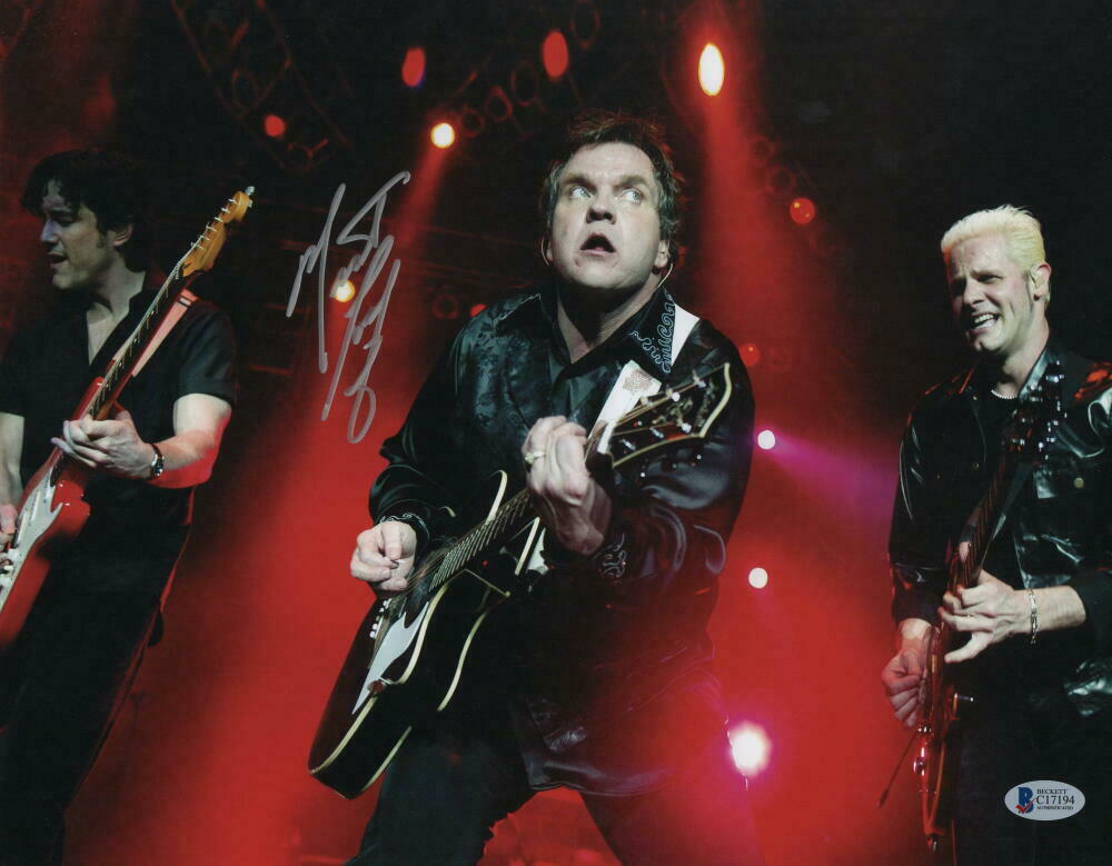 MEAT LOAF SIGNED AUTOGRAPH 11X14 PHOTO - ROCK ICON A BAT OUT OF HELL W ...