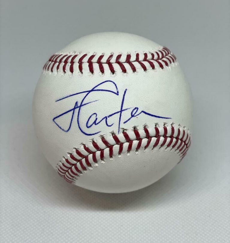 PRESIDENT JIMMY CARTER SIGNED AUTOGRAPH OMLB BASEBALL BALL - VERY RARE ...