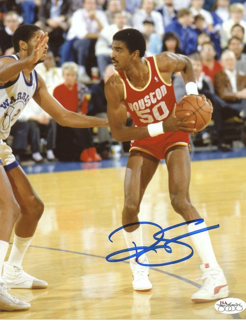 RALPH SAMPSON HOUSTON ROCKETS SIGNED 8X10 PHOTO JSA SOA | Autographia
