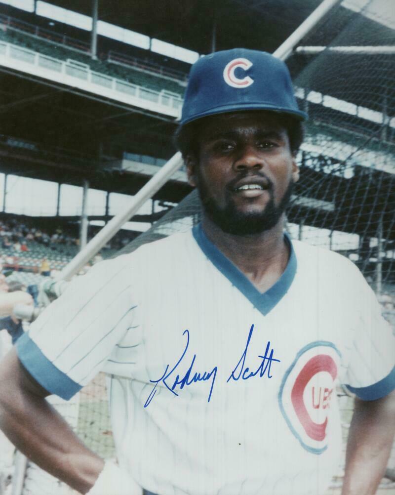 RODNEY SCOTT CHICAGO CUBS SIGNED AUTOGRAPHED 8X10 PHOTO W/ COA ...