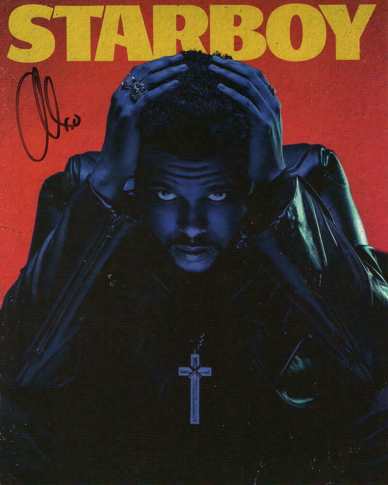 THE WEEKND SIGNED AUTOGRAPH STARBOY 8X10 PHOTO - KISS LAND, AFTER HOURS ...