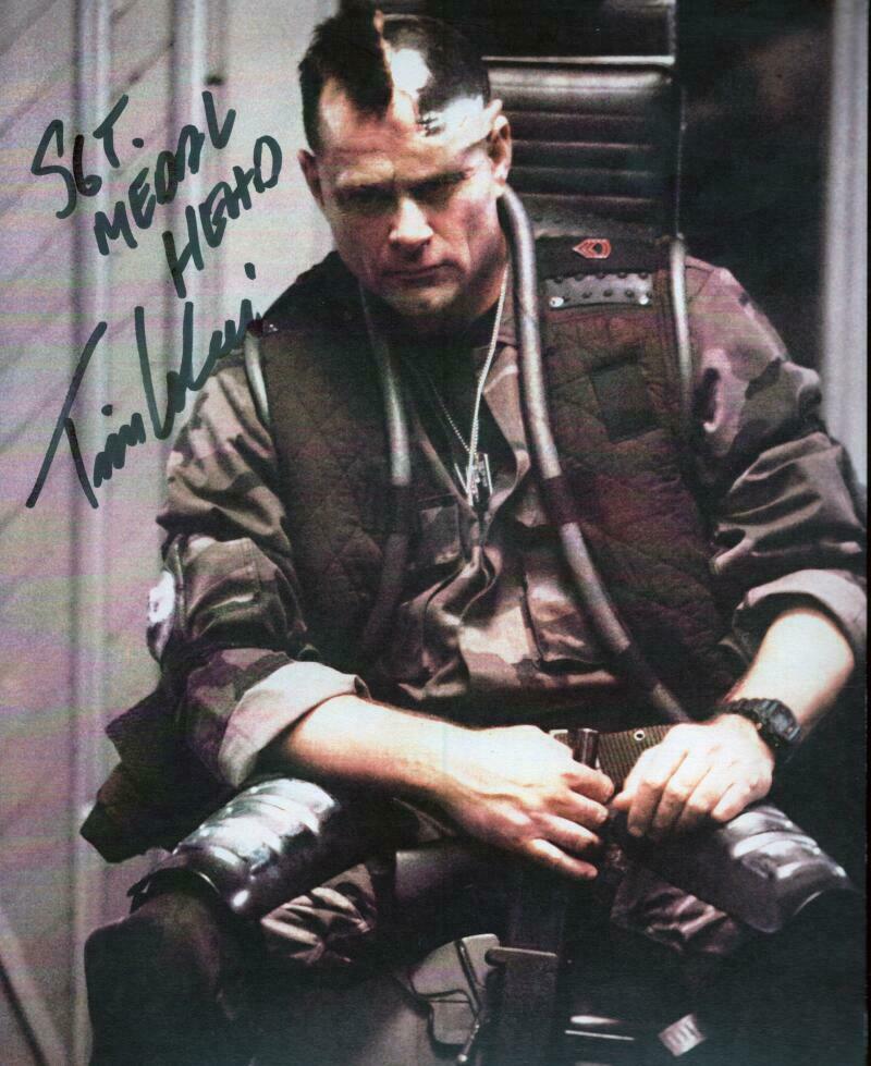 TIM COLCERI SGT. MEDAL HEAD SIGNED AUTOGRAPHED 8X10 PHOTO W/ COA ...