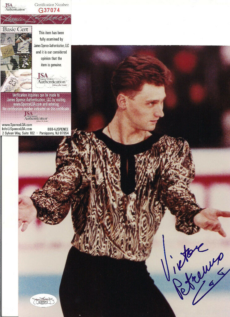 VICTOR PETRENKO ICE SKATING AUTOGRAPHED SIGNED 8X10 PHOTO W/JSA ...