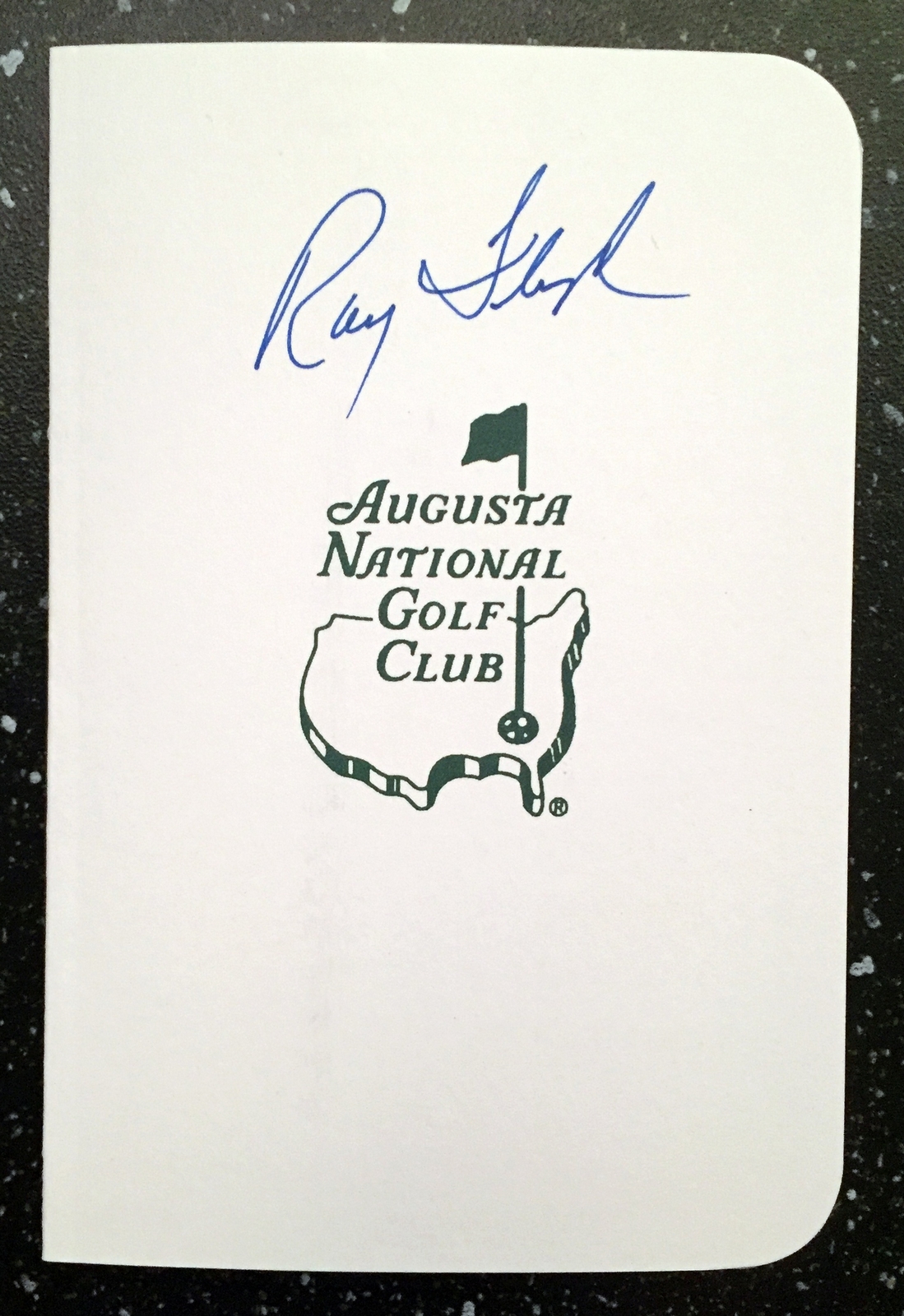 Masters Champion Raymond Floyd Signed Masters Scorecard 8 COA | Autographia