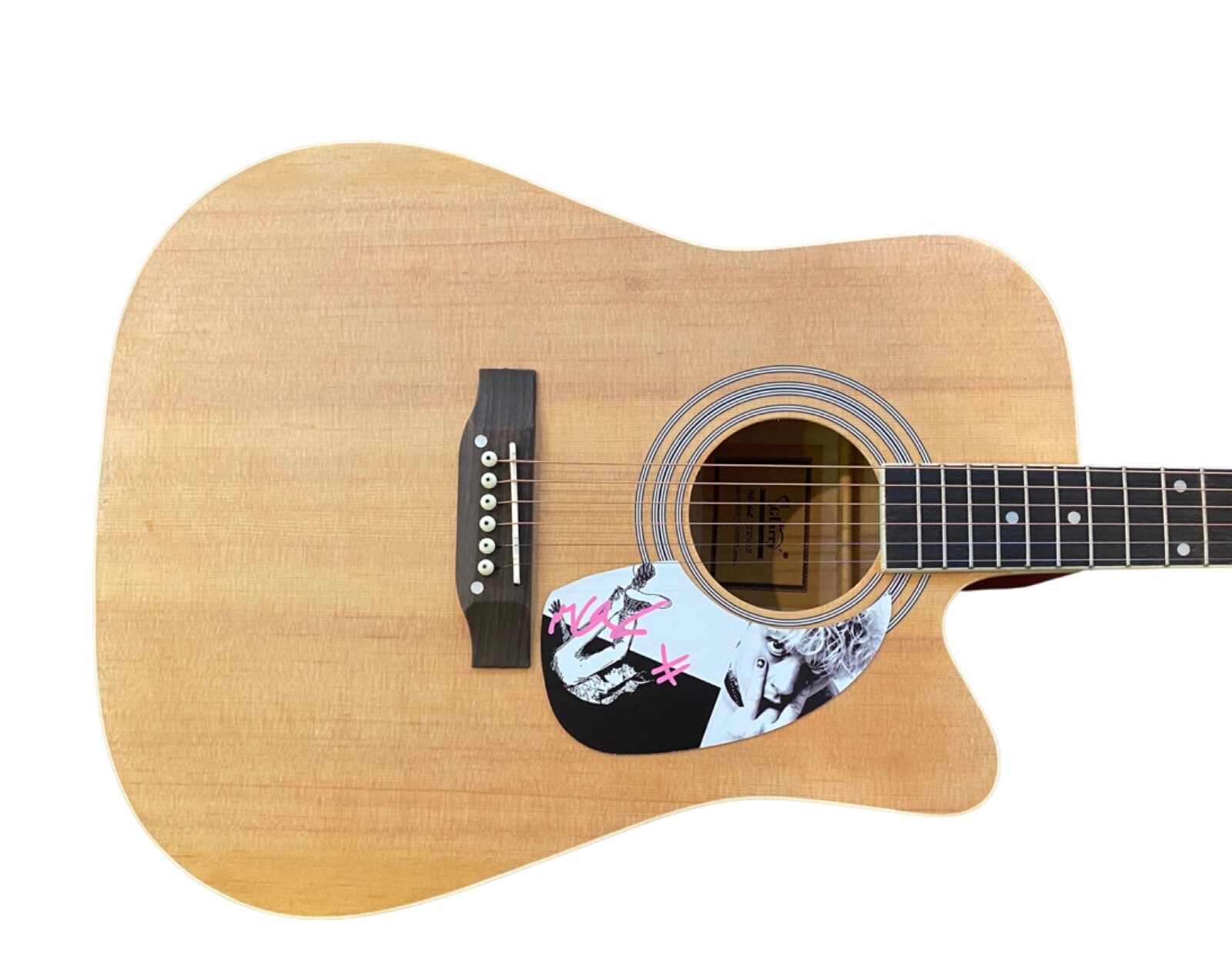 Machine Gun Kelly Signed Autographed Full Size Acoustic Guitar ACOA COA ...