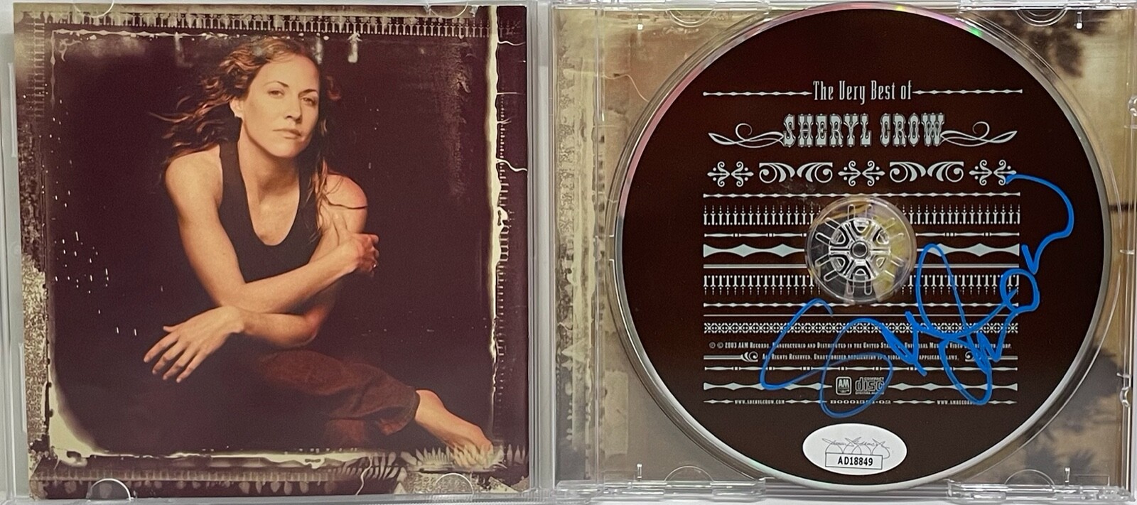 SHERYL CROW Signed Autograph "The Very Best of Sheryl Crow" CD JSA COA ...