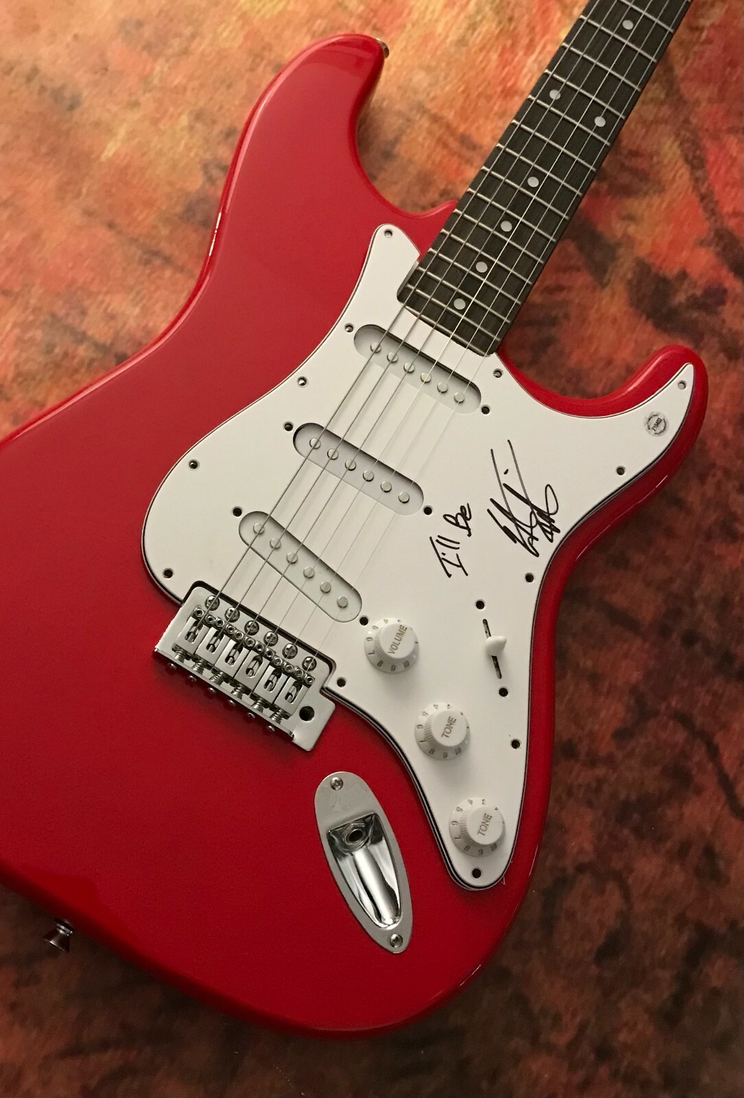 GFA Misguided Roses I'll Be * EDWIN McCAIN * Signed Electric Guitar E7 ...