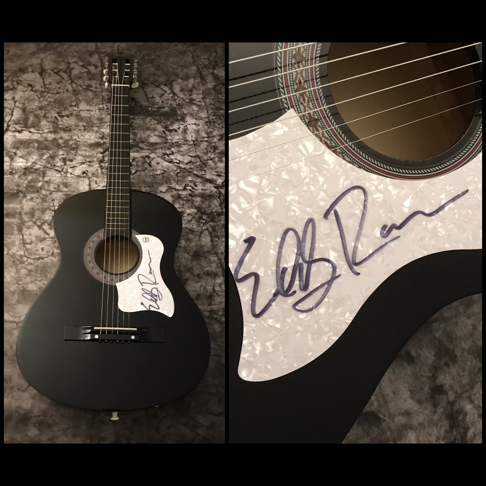 GFA I Got Mexico Star * EDDY RAVEN * Signed Acoustic Guitar COA ...