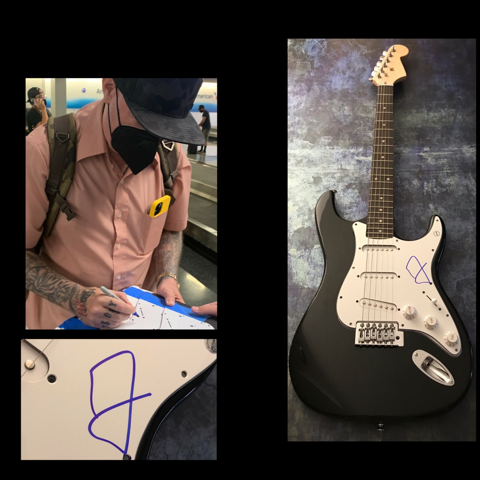 GFA Limp Bizkit Band Nookie * FRED DURST * Signed Electric Guitar PROOF ...