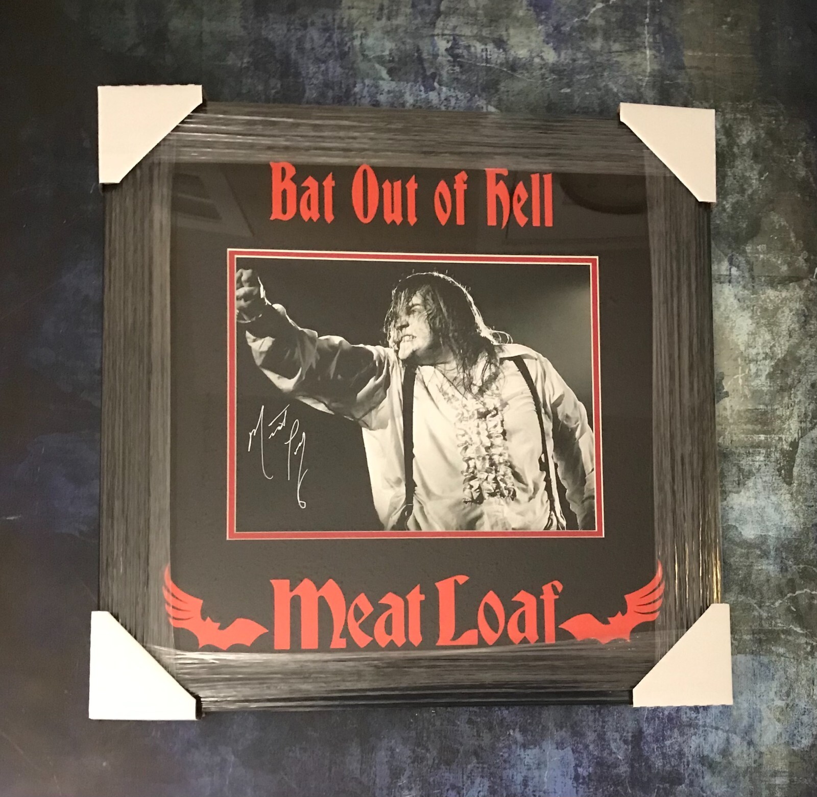 JSA Bat Out of Hell Legend * MEATLOAF * Signed 11x14 Photo Framed COA ...
