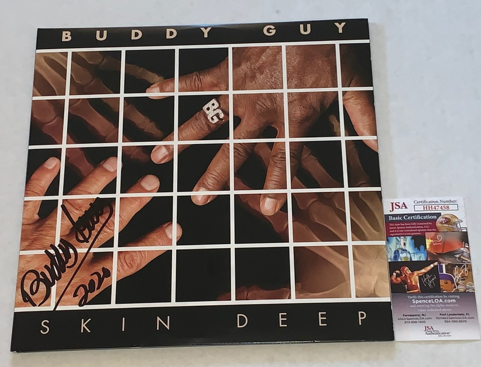 Buddy Guy signed Skin Deep Vinyl Album autographed LP JSA | Autographia