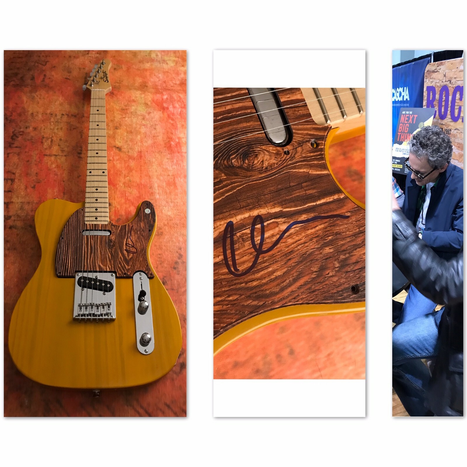 GFA Pearl Jam Original Drummer * DAVE KRUSEN * Signed Electric Tele ...