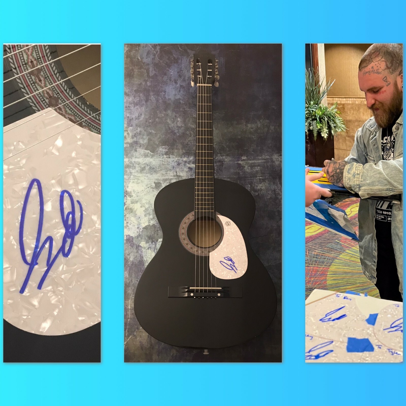 GFA Tough Love 911 Simple Things * TEDDY SWIMS * Signed Acoustic Guitar ...