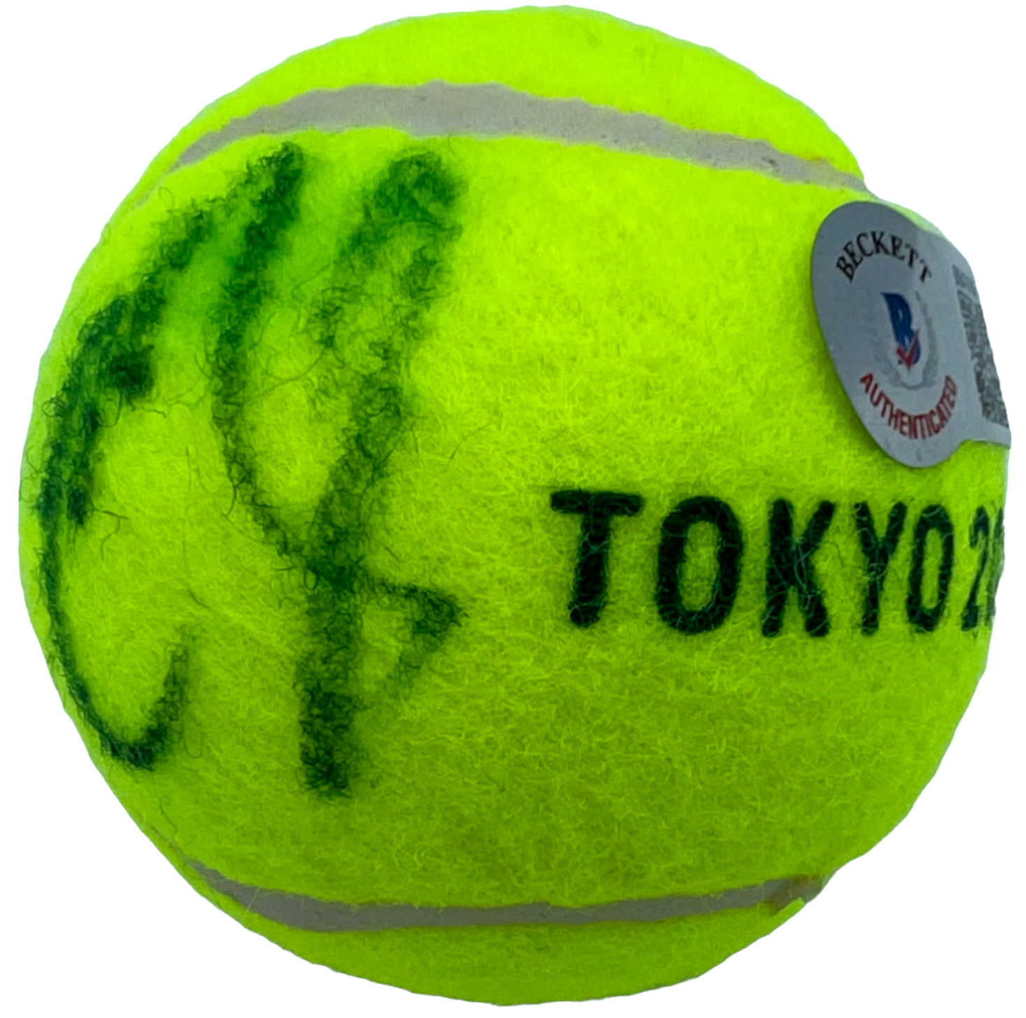 ALEXANDER ZVEREV SIGNED AUTOGRAPHED 2020 TOKYO OLYMPICS TENNIS BALL ...