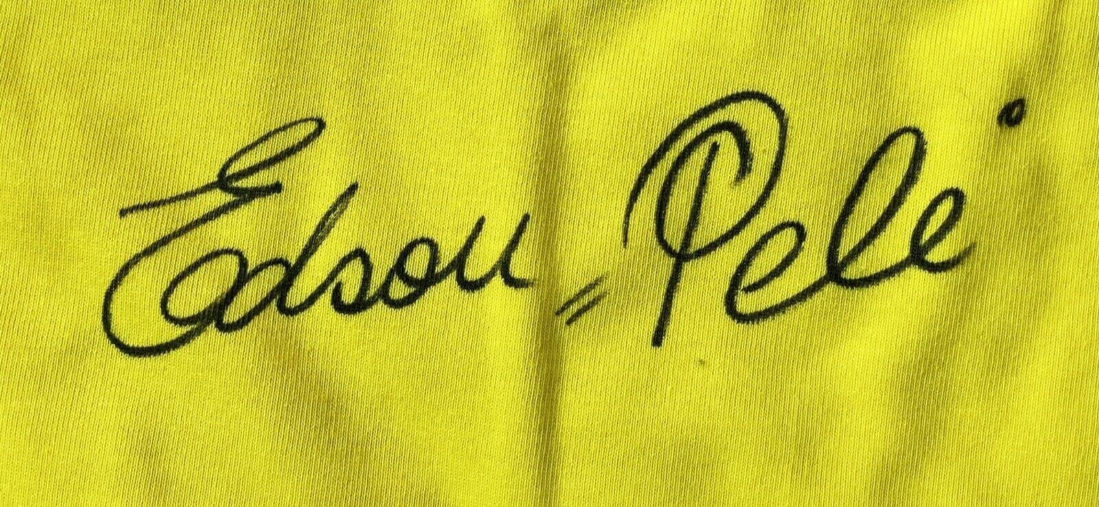 EDSON PELE SIGNED CBD 1970 BRAZIL WORLD CUP JERSEY PSA AJ03828 FULL ...