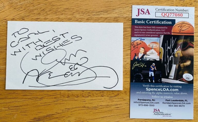 Jan And Dean Signed Autographed 3x5 Card JSA Certified Opens in a new ...