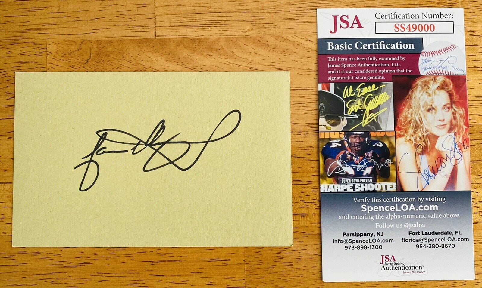 Jason Alexander Signed Autographed 3x5 Card JSA Certified Seinfeld ...
