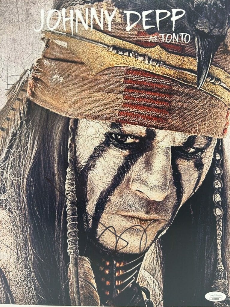 JOHNNY DEPP HAMMER FICHTNER WILKINSON Signed 11x14 Photo and 3 Index ...