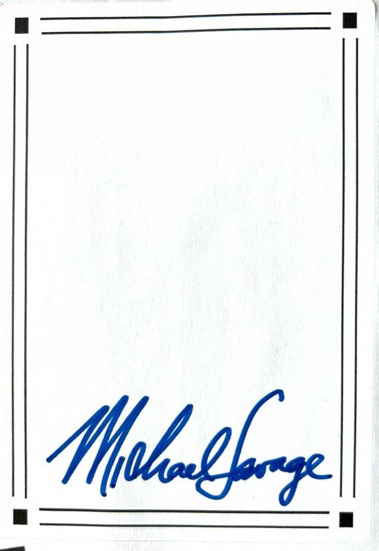 MICHAEL SAVAGE Signed Autograph 3.5x5 Bookplate | Autographia