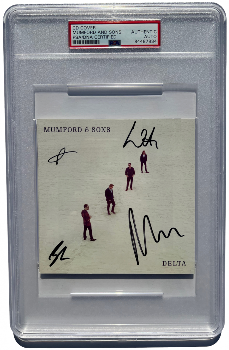 Authentic Signed Memorabilia by Mumford & Sons | Autographia