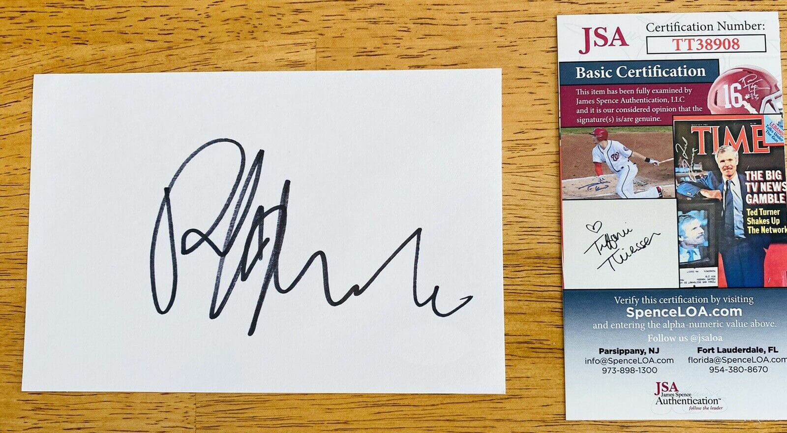 Ralph Macchio Signed Autographed 4x6 Card JSA Certified Karate Kid ...