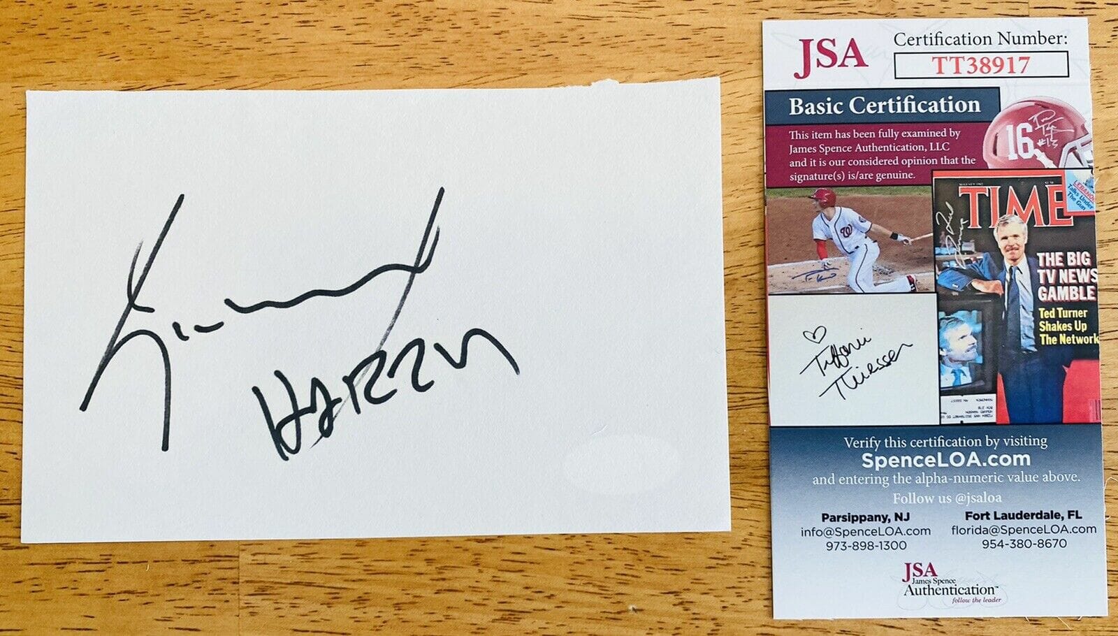 Richard Harris Signed Autographed 4x6 Card JSA Certified Harry Potter ...