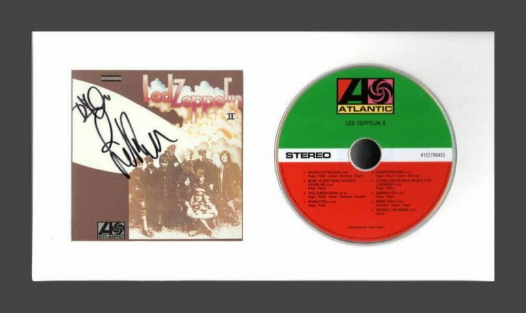 Authentic Led Zeppelin Memorabilia - Autographs & Signed Guitar ...