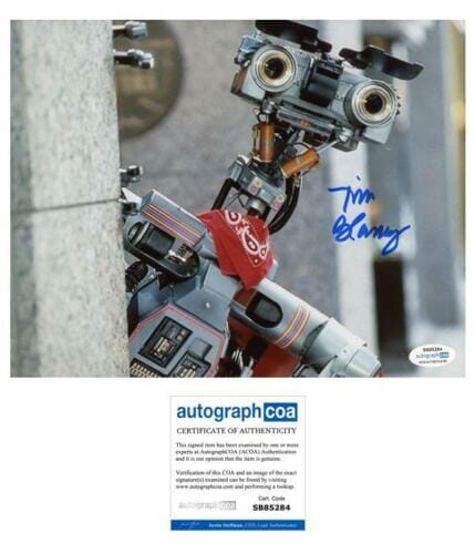 Tim Blaney "Short Circuit" AUTOGRAPH Signed 'Johnny Five' 8x10 Photo ...