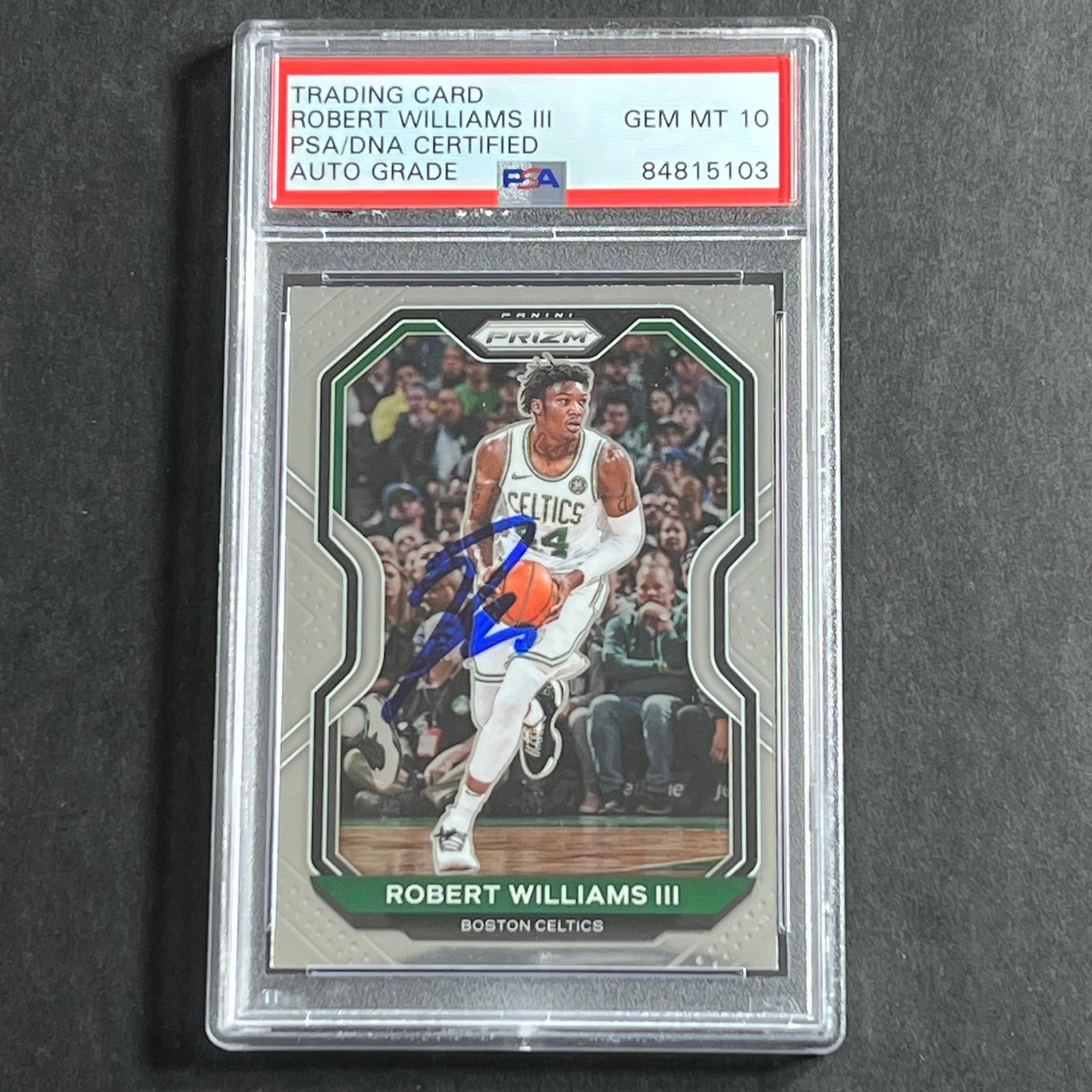 2020-21 Panini Prizm #35 Robert Williams III Signed Card PSA Slabbed ...