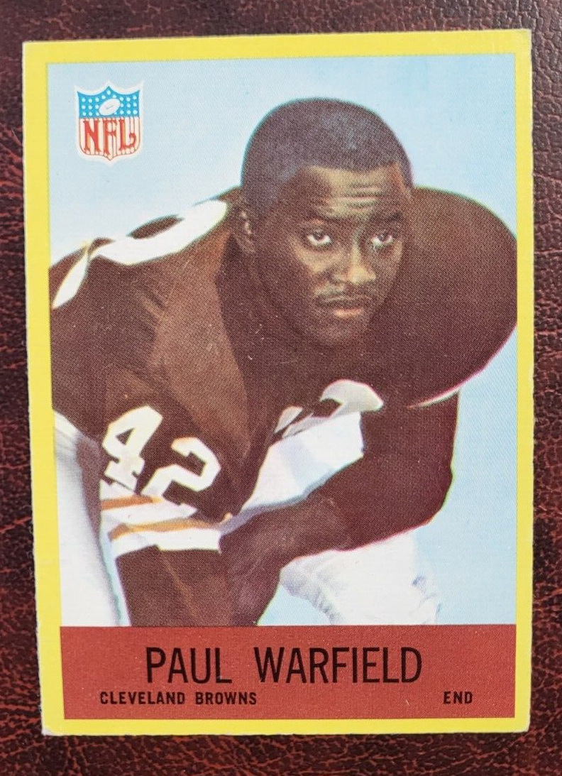 1967 PHILADELPHIA FOOTBALL PAUL WARFIELD #46 CARD VINTAGE Opens in a ...