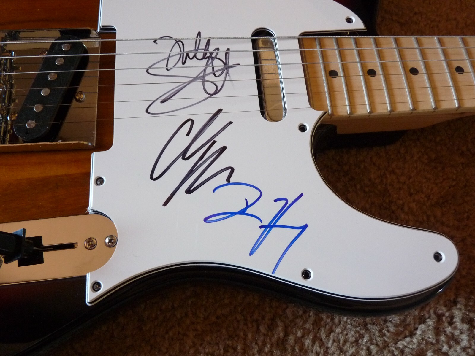 Lady A Antebellum All Three Signed Autographed Electric Guitar ...