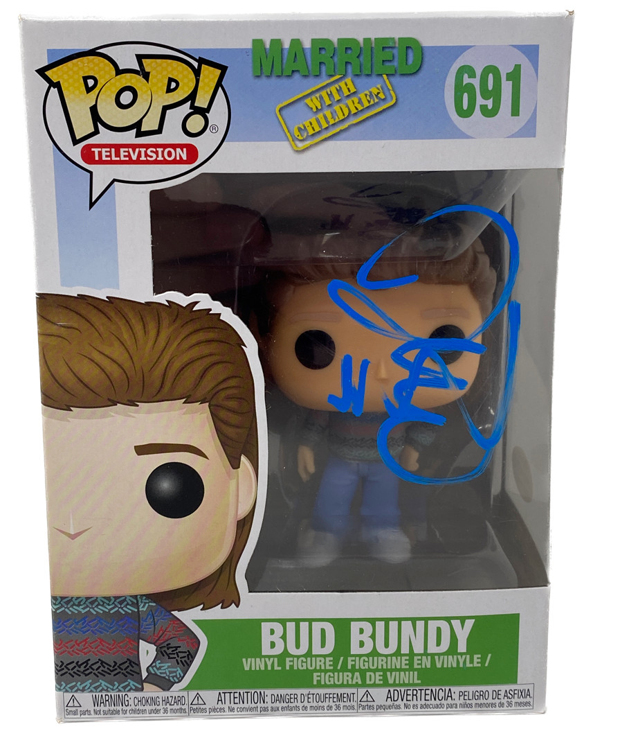 David Faustino Signed Funko Pop Bud Bundy Married With Children ACOA ...