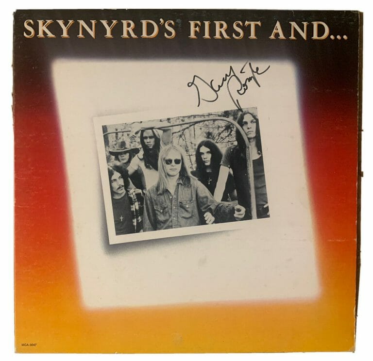 Gary Rossington Lynyrd Skynyrd's First And Signed Autographed LP ...