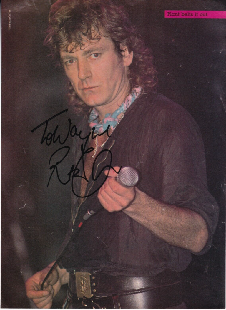 Authentic Led Zeppelin Memorabilia - Autographs & Signed Guitar ...