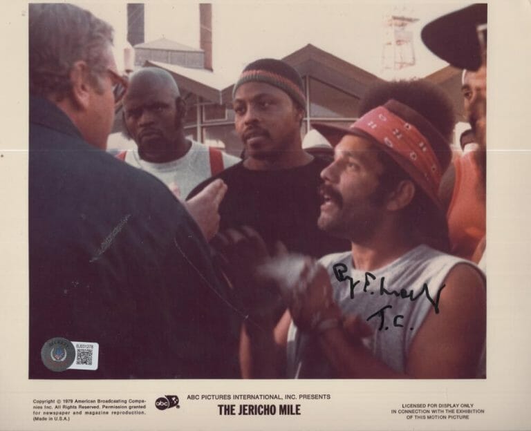 ROGER E. MOSLEY THE JERICHO MILE ORIGINAL SIGNED 8X10 PHOTO BECKETT ...