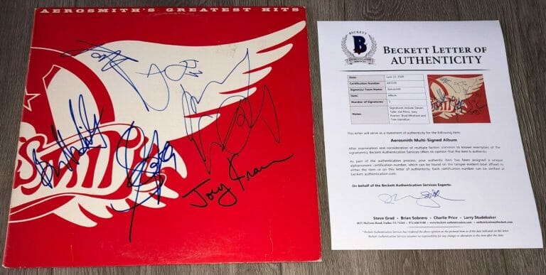 The Best Collection of Aerosmith Signed Memorabilia | Autographia