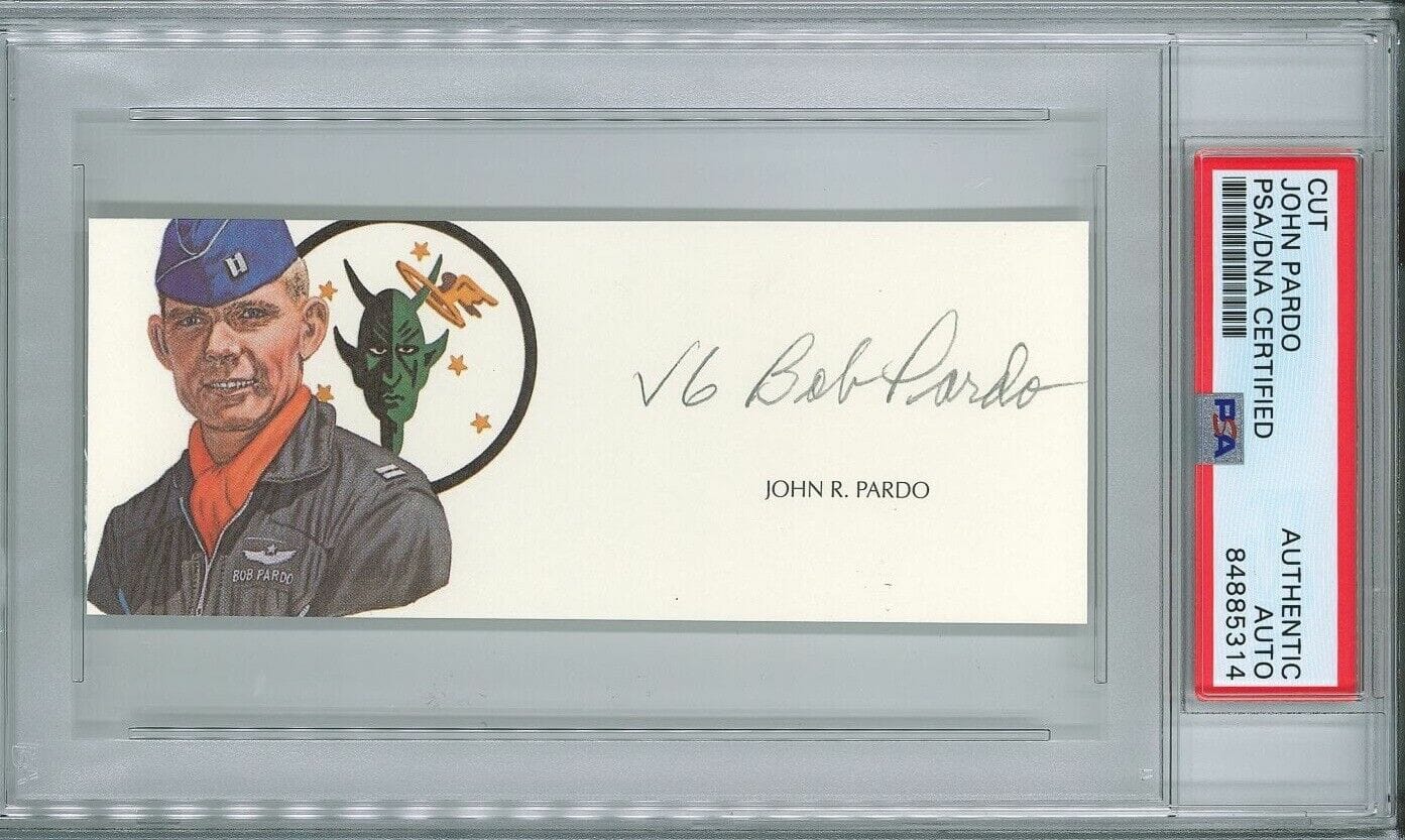 JOHN PARDO SIGNED CUT SIGNATURE PSA DNA 84885314 VIETNAM PILOT Opens in ...