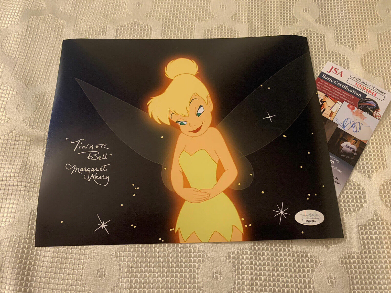 Margaret Kerry Signed 8 X 10 Picture Tinker Bell JSA Authenticated COA ...