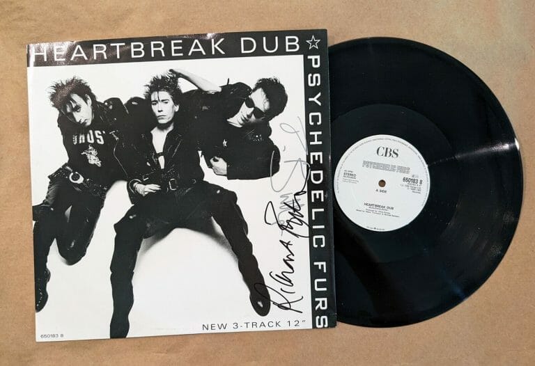 Psychedelic Furs REAL SIGNED Heartbreak Dub Vinyl Record COA Rich Tim ...