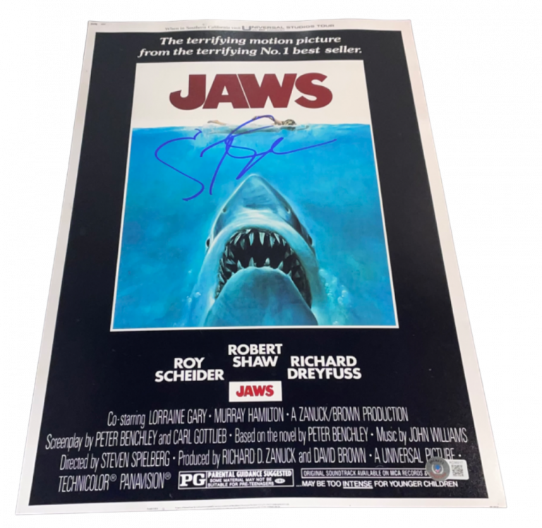 Jaws Movie Memorabilia for Sale - Authentic Props, Signed Posters & Collectables | Autographia