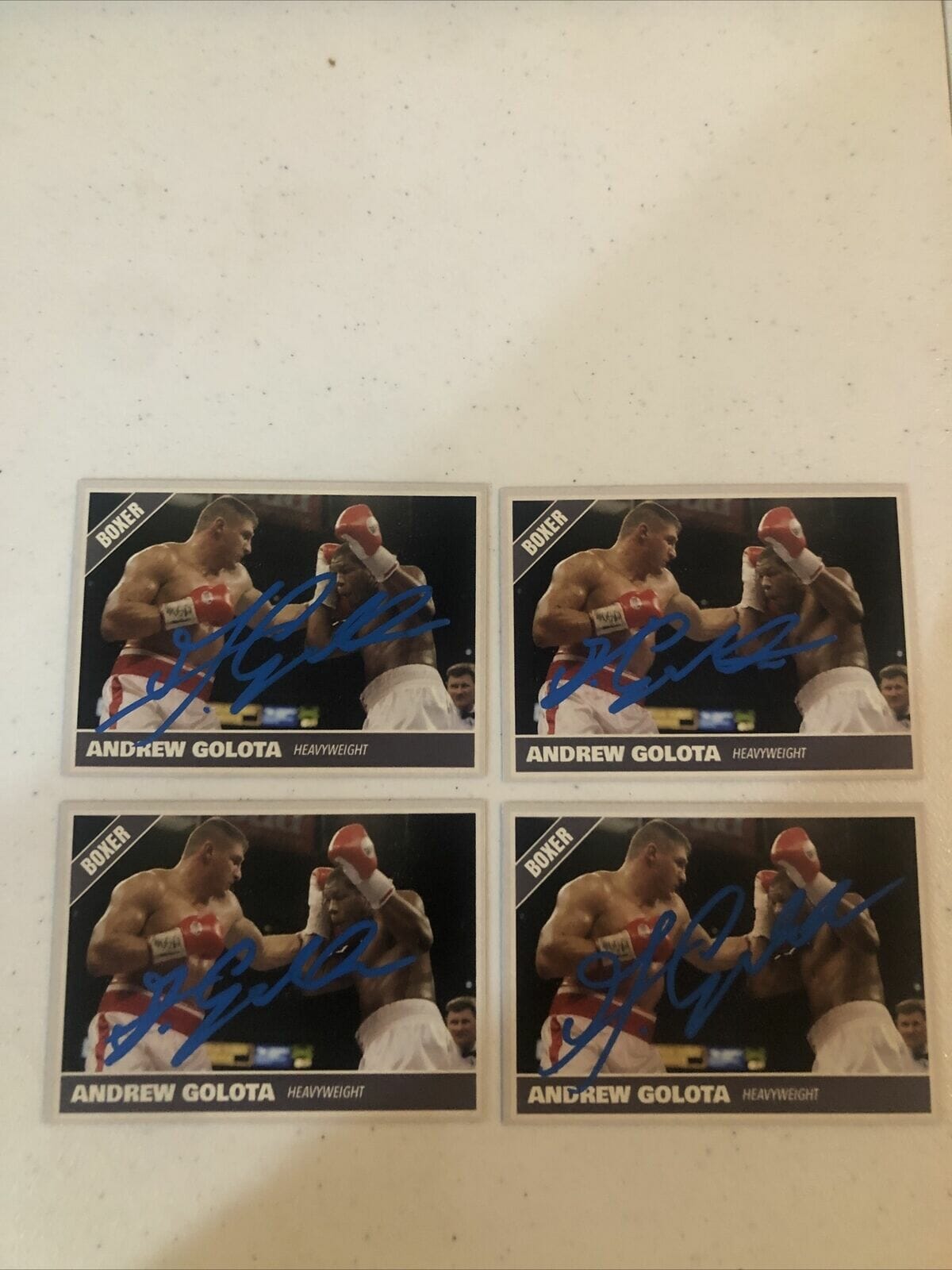 ANDREW GOLOTA SIGNED AUTOGRAPH CUSTOM TRADING CARD BOXING CHAMP Opens ...