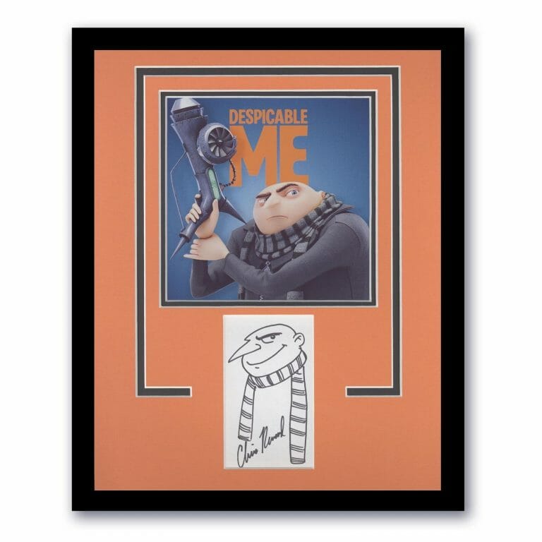 Chris Renaud "Despicable Me" AUTOGRAPH Signed 'Gru' Sketch Framed 11x14 ...