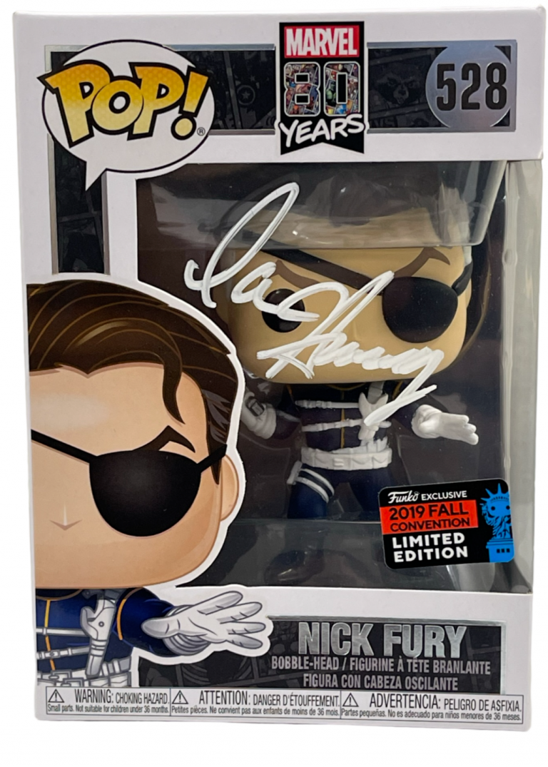 DAVID HASSELHOFF SIGNED NICK FURY FUNKO MARVEL 528 AUTHENTIC AUTOGRAPH ...