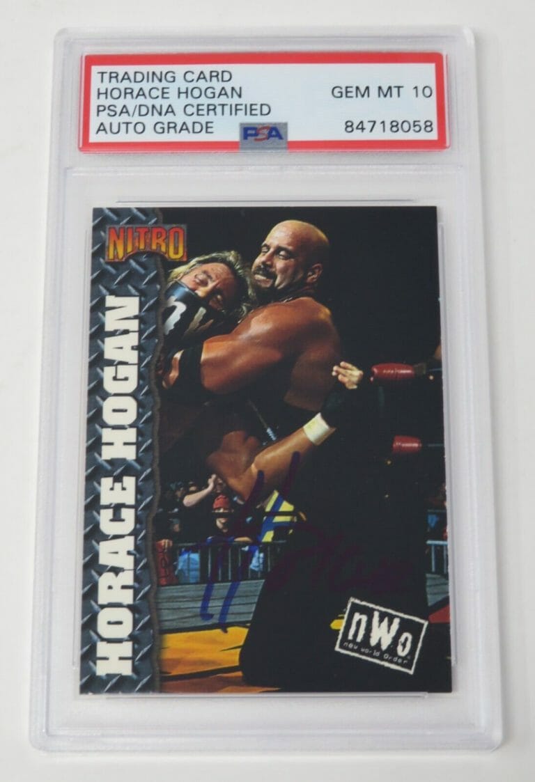 Horace Hogan WWF WWE Signed Autograph Auto 1999 Topps WCW Rookie Card 35 PSA Opens in a new ...