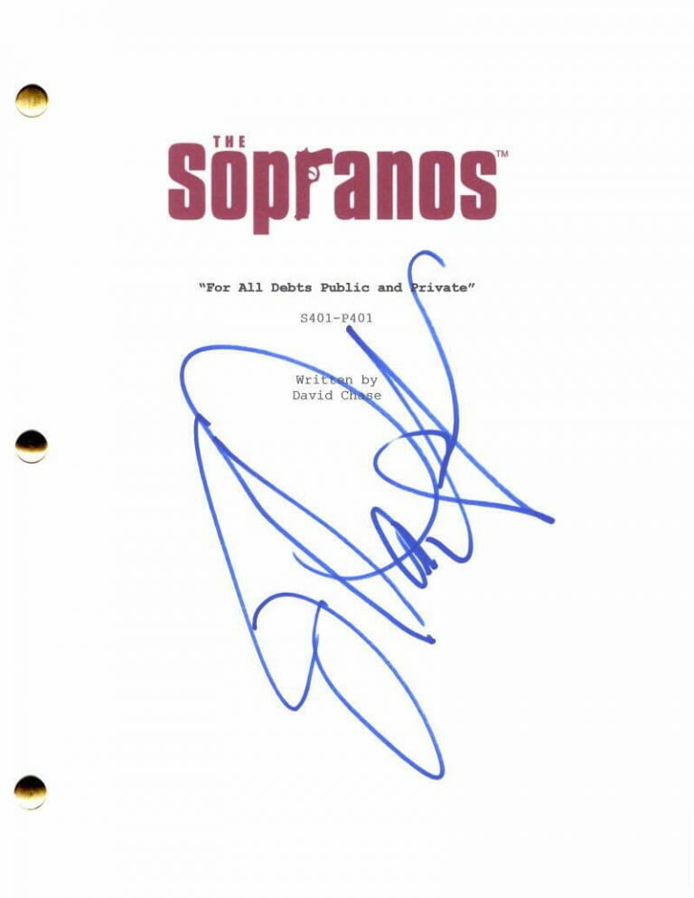 Joe Pantoliano Signed Autograph The Sopranos Full Episode Script Ralph ...