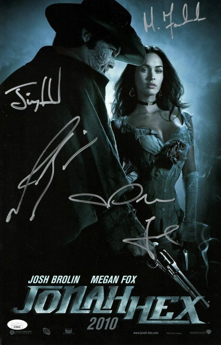 Jonah Hex Cast Signed Autographed 11X17 Poster Josh Brolin Megan Fox ...